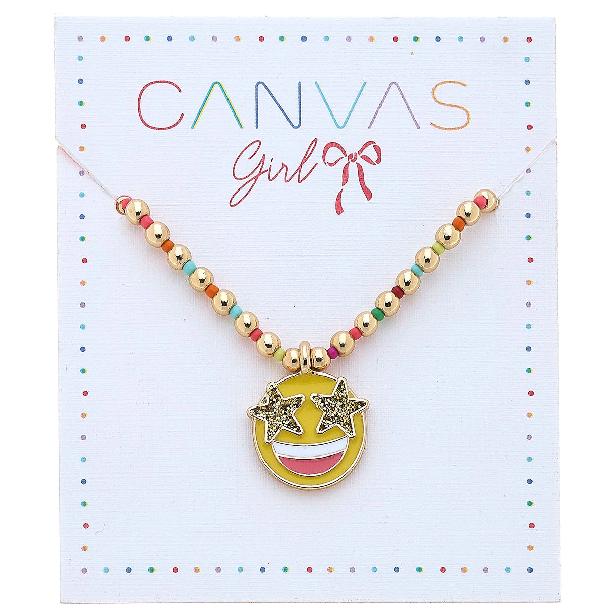 Jane Smiley Face, Childrens Necklace – Lydia Jaynes LLC